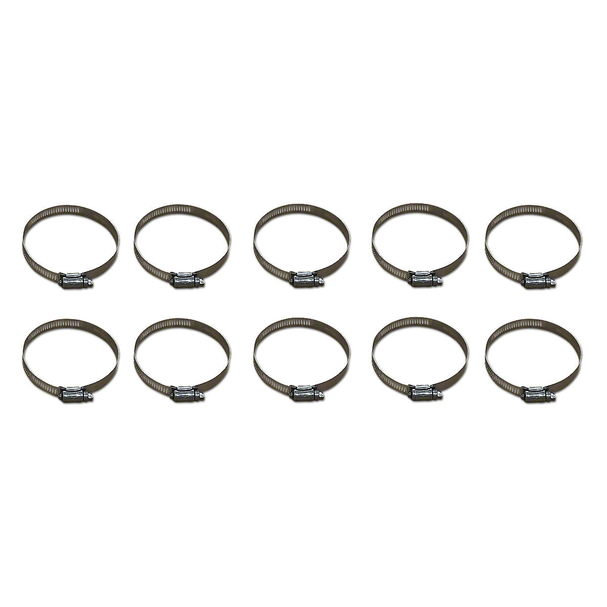 Worm Drive Hose Clamp fits Case Tractor | 2-3/4" to 3-3/4" 10 Pack