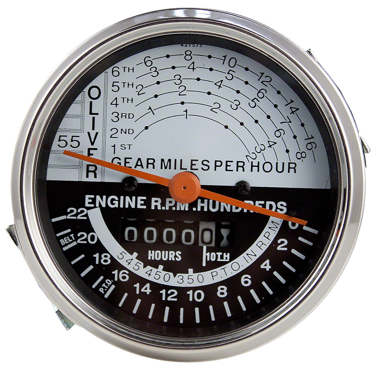 Tachometer Speedometer Fits Oliver Super 55 Tractors 1ES-5210